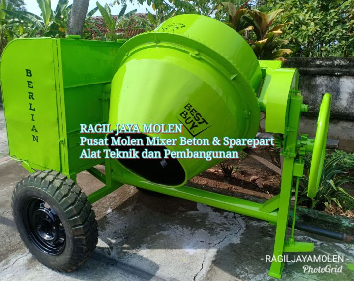 Mixer Cor Beton Semen 500 Liter + Penggerak Dinamo | Lazada Indonesia