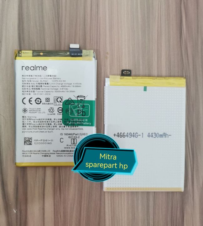 BATERAI BATRE BATTERY REALME 8 RMX3085 BLP841 | Lazada Indonesia