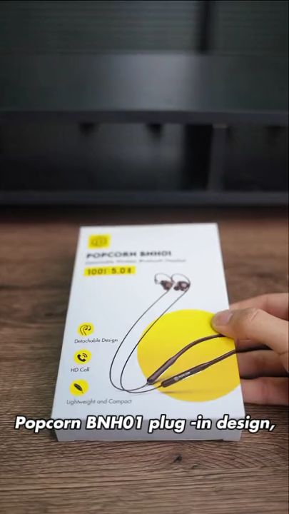 POPCORN BNH01 Bluetooth Module Wireless Neckband Earphones Bluetooth 5. ...