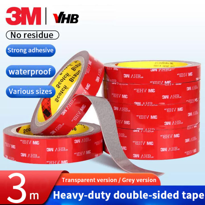 3M Double-sided Adhesive VHB Transparent Car Tape, Foam Sponge Seamless ...