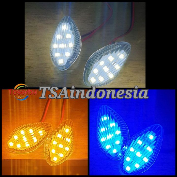 Lampu Sein Tempel LED Mini Oval Universal | Lazada Indonesia