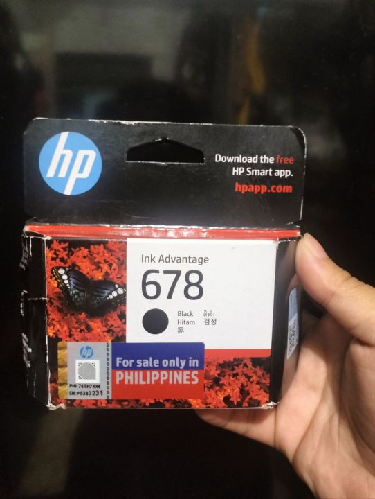 HP 678 Brandnew, Sealed and On hand | Lazada PH