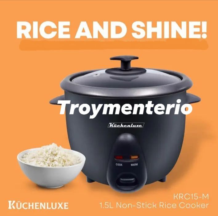 KUCHENLUXE RICE COOKER 1.5L/8CUPS MODEL: KRC15-M | Lazada PH