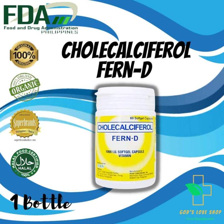 1 BOTTLE FERN D 60 SOFTGEL AUTHENTIC SOLD BY GODs LOVE SHOP | Lazada PH