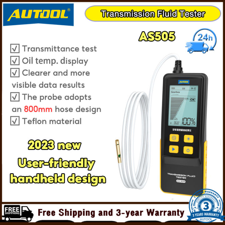 【การจัดส่งที่รวดเร็ว】AUTOOL AS505เครื่องทดสอบน้ำมันเกียร์รถยนต์กล่องคลื่นเครื่องมือวิเคราะห์ ...