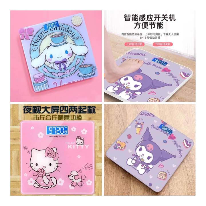 Sanrio Character Weight Scale Available in: Hello Kitty/Kuromi ...