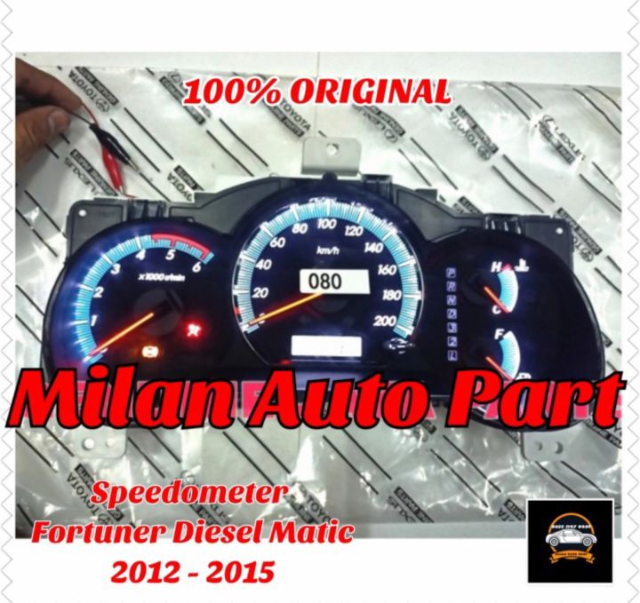 Kilometer Speedometer Fortuner diesel matic 2012 2013 2014 2015 ...