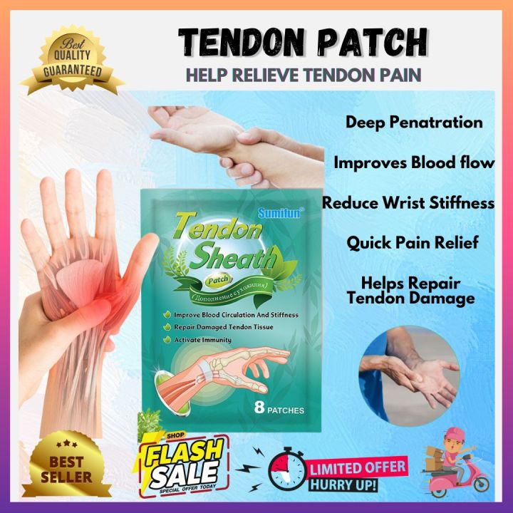 SUMIFUN Tendon Sheath Patch Hand Wrist Tendonitis Tenosynovitis Care ...