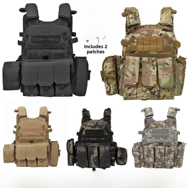 Kids Bulletproof Vest Camouflage Tactics Vest Three-Level Armor Multi ...