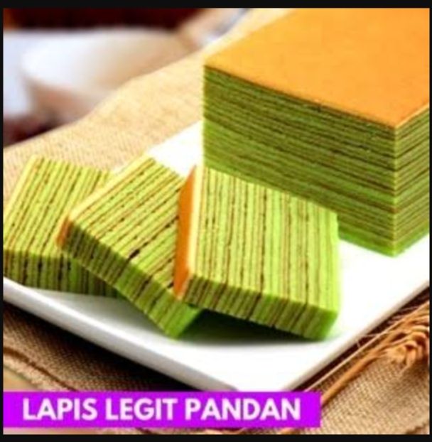 Lapis Legit Rasa Pandan Handayani,17×17,800gram,enak,lembut,harum, murah bisa COD | Lazada Indonesia