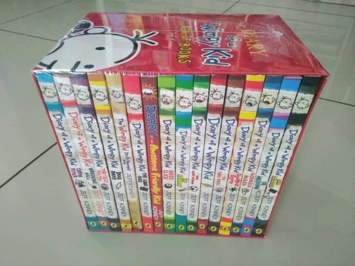 UK Diary of a Wimpy Kid Box Set Complete set of 16 books | Lazada