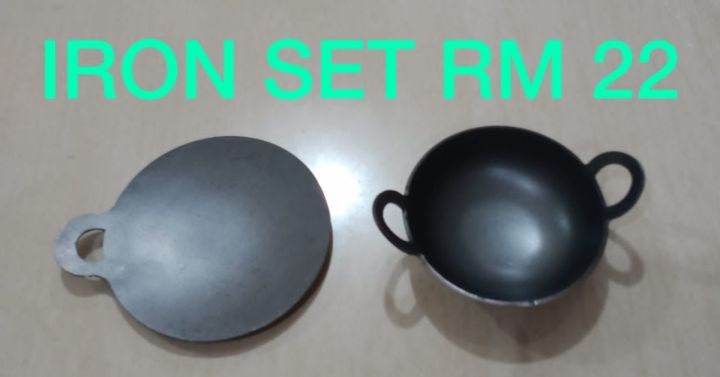 MINIATURE (kids play) IRON KADAI & IRON THOSAI KAL ( made in india ...