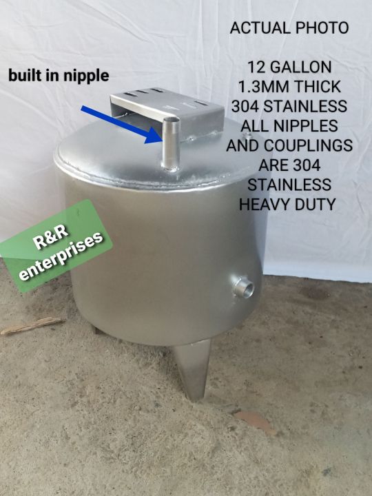 Pressure Tank 12 Gallon ( Stainless ) Water Tank | Lazada PH