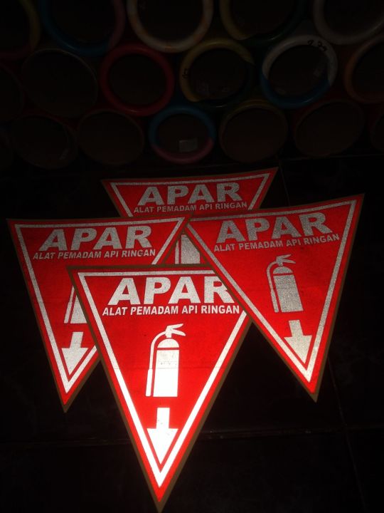 CUTTING STICKER LOGO APAR ALAT PEMADAM API RINGAN | Lazada Indonesia