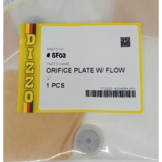 Valve Injector SF03 ORIFICE Plate SF03 ORIFICE HILUX 2500 HILUX 2KD ...
