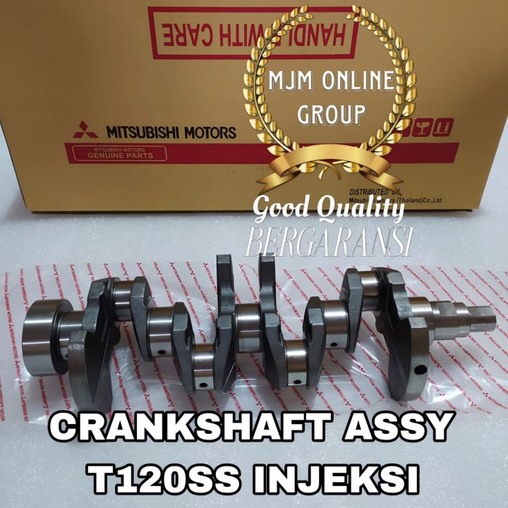 CRANKSHAFT ASSY KRUK AS MITSUBISHI T120SS INJEKSI GOOD QUALITY | Lazada ...