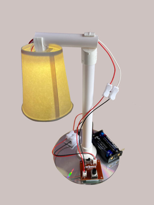 Simple Handmade DIY Desk Lamp Kit Science Experiment LED Parts ...