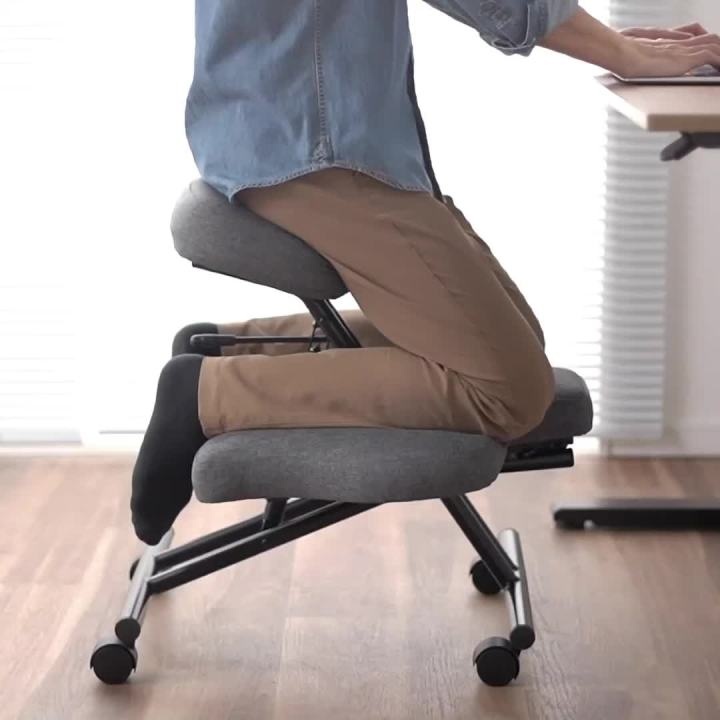 Japan SANWA Correction Sitting Posture Kneeling Chair Computer Chair ...