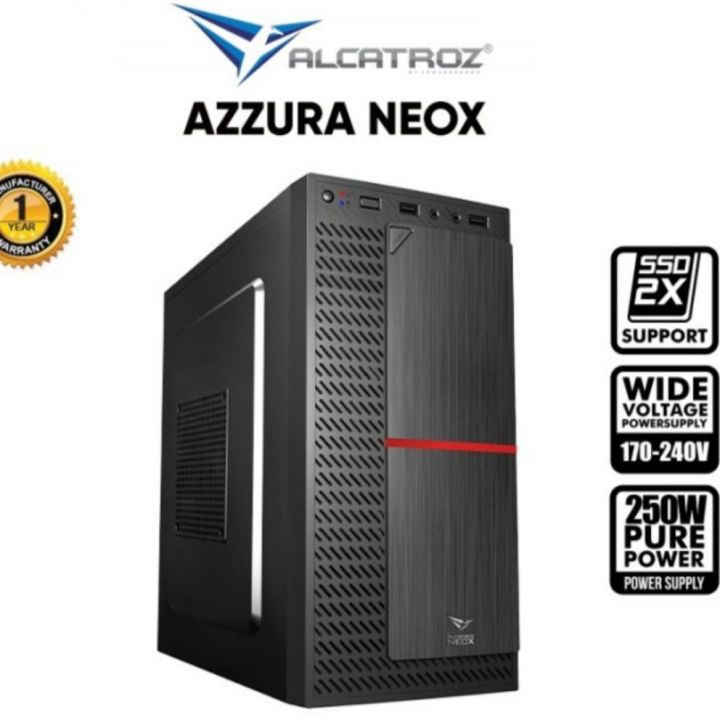 Casing PC / CPU Alcatroz Azzura NEOX + PSU | Lazada Indonesia