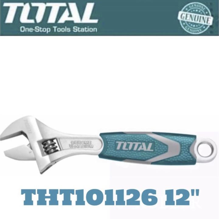 Total THT101126 Adjustable Wrench 12" Rubber Industrial | Lazada PH