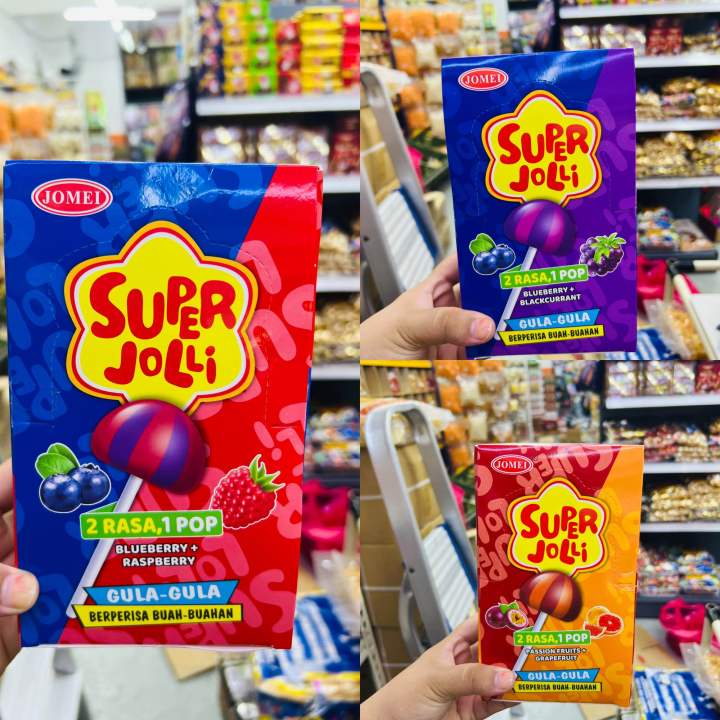30PCS *JOMEI GULA CHUPA CHUPS SUPER JOLLI CANDY HALAL | Lazada