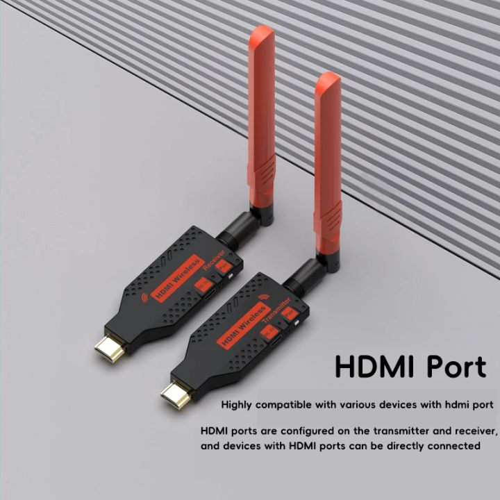 5.8G 1080P 150M Wireless HDMI Video Transmitter Receiver Extender ...