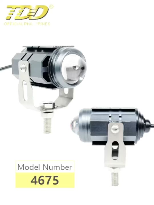 TDD 4675 [1PIECE] 15WATTS MOTORCYCLE HEADLIGHT MINI DRIVING LIGHT WITH ...