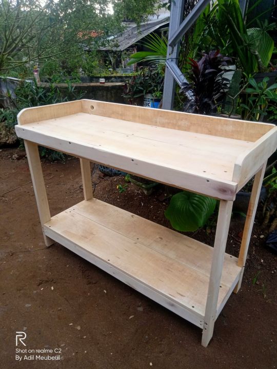 meja kompor 2 tungku serbaguna minimalis meja aquarium 2 tingkat ukuran ...