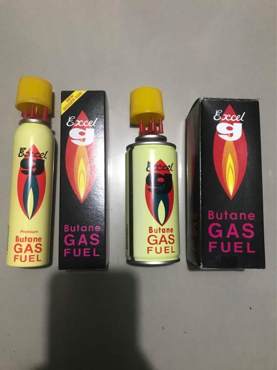 EXCEL Butane Gas Lighter Refill With Adapters 130 ML, 200 ML | Lazada PH