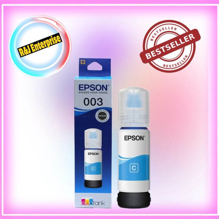 Epson 003 Cyan Ink Bottle | Lazada PH