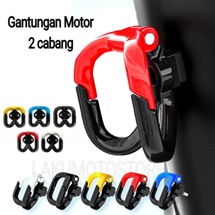 GANTUNGAN MOTOR 2 CABANG TUTUP CNC IMPORT BEAT VARIO SCOOPY MIO FINO ...