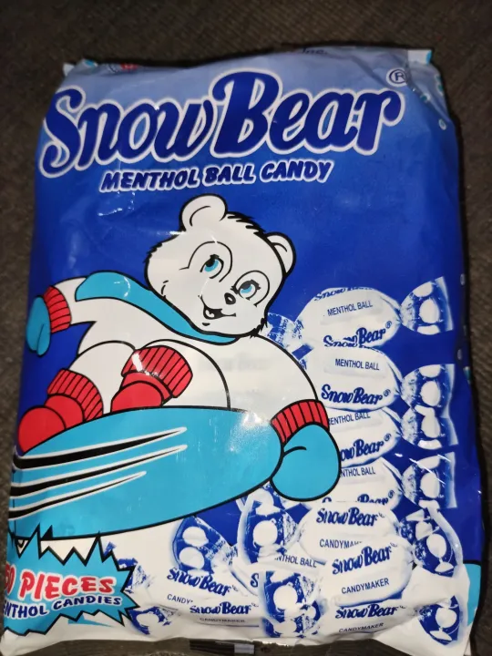 SnowBear Menthol Ball Candy 50 pcs 230 grams | Lazada PH