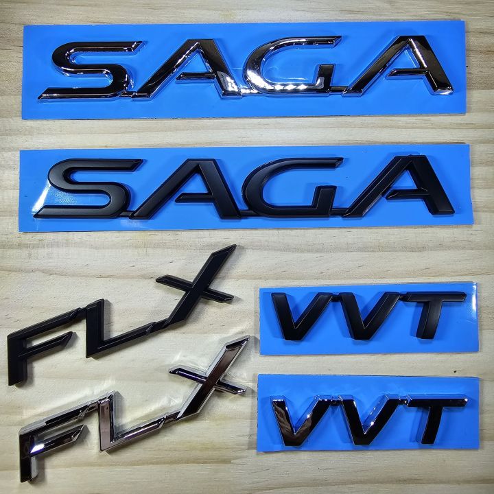 SAGA Emblem Logo Sticker Proton Saga Flx Saga VVT emblems logo | Lazada