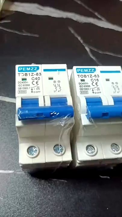 DC AC Circuit Breaker 2 Pole Double MCB Solar PV Amp Circuit Breaker ...