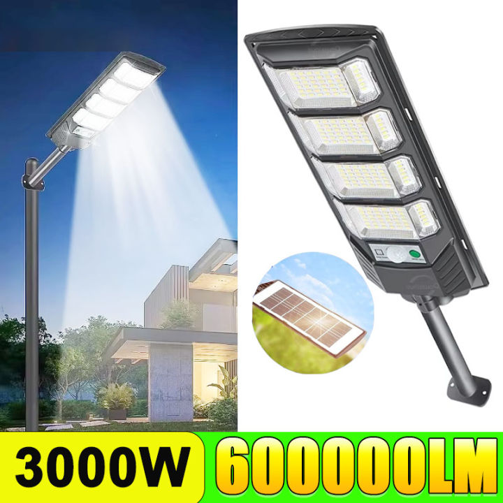 600000LM Solar Led Light Outdoor Most Powerful Outdoor Solar Lamp 3000W ...