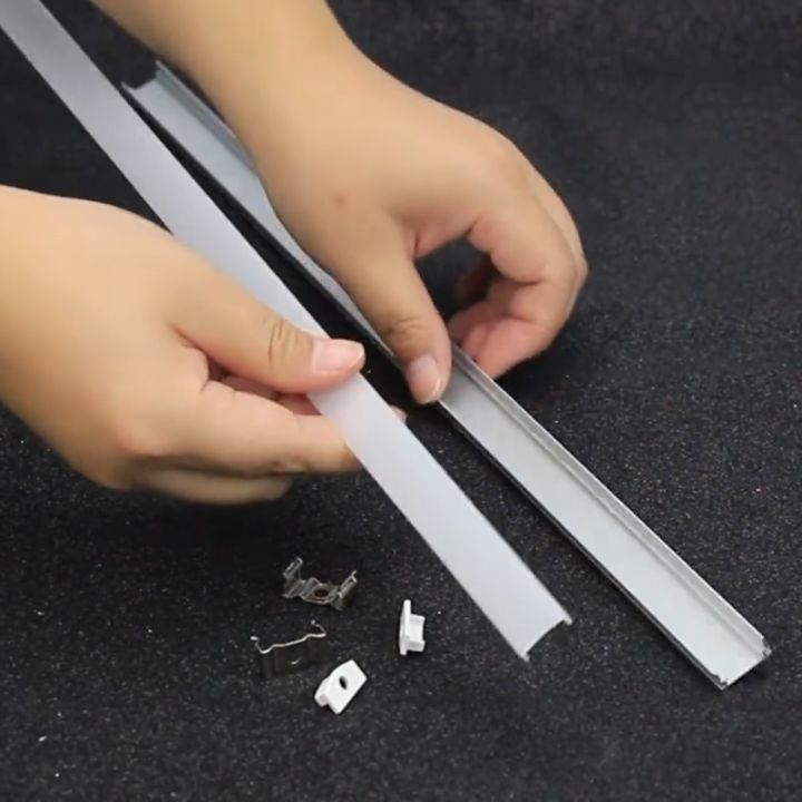 LED Strip Light Aluminium Casing Light Strip Cover Fitting Case Holder ...