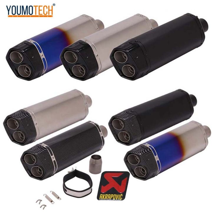 2Inches Motorcycle Exhaust Muffler Tail Pipe Escape Exhaust Vent ...