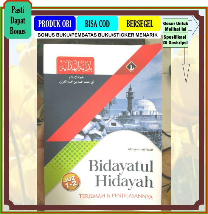 Buku Kitab Bidayatul Hidayah Terjemah Lengkap plus Penjelasan | Lazada ...