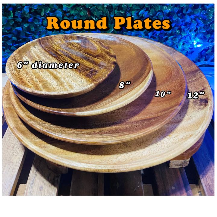 Round wooden plate | Lazada PH