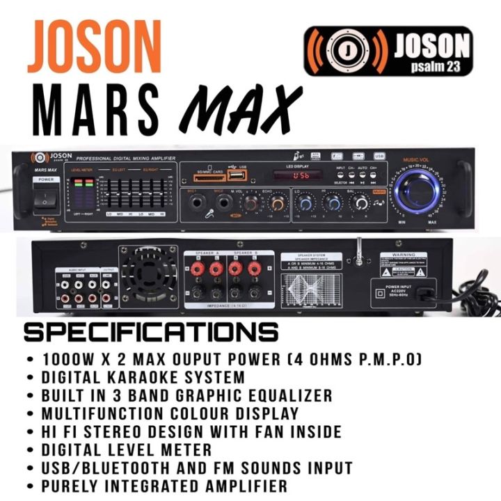 Joson Mars Max Amplifier | Lazada PH
