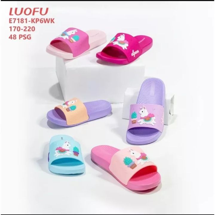 LUOFU E7181-KP6WK SANDAL SELOP ANAK PEREMPUAN LUCU | Lazada Indonesia