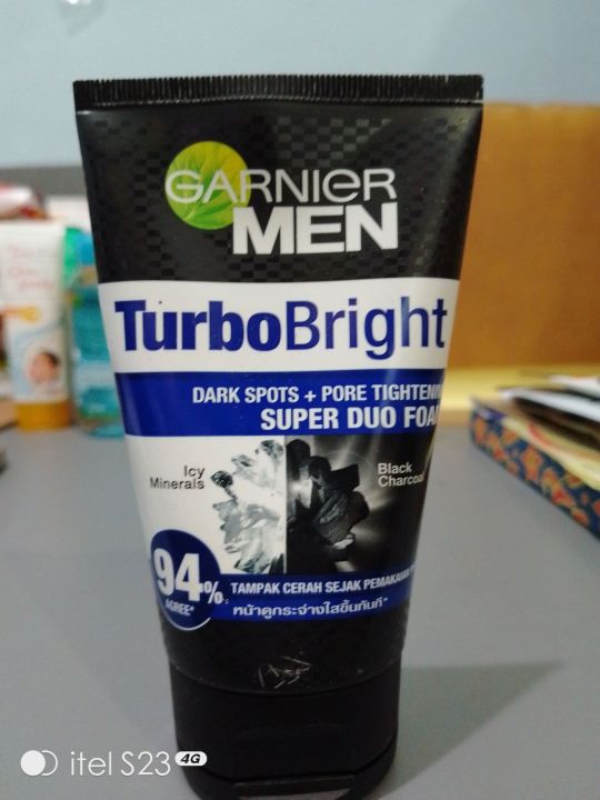 Garnier men turbo bright 100ml | Lazada Indonesia