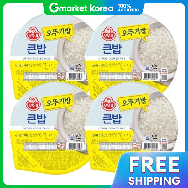 Ottogi | Ottogi Delicious Ottogi Large Rice 300g Pack of 4 Instant Rice ...