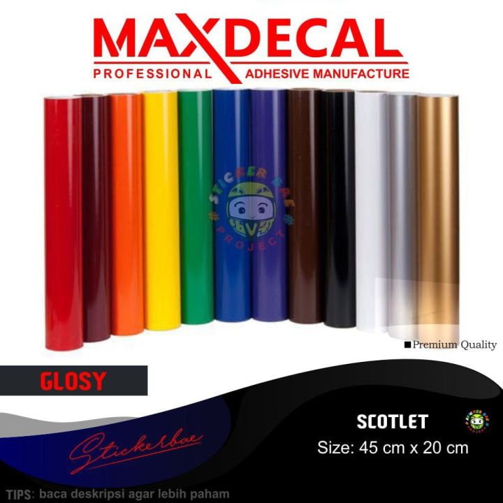 skotlet maxdecal glossy ecer scotlite banyak pilihan warna | Lazada ...