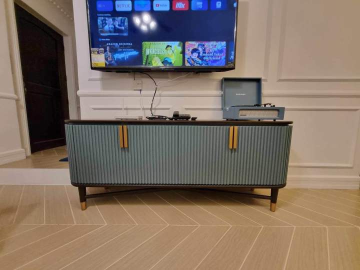 tv rack table, mahogany wood and ducco finish | Lazada PH