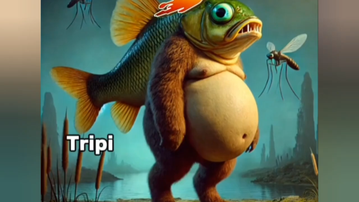 Cuero Mainan Tripi tropi tropa tripa articulated Italian brainrot ...