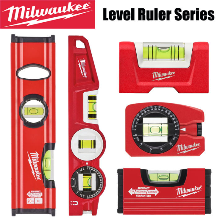 Milwaukee Level Ruler Horizontally & Vertically 360 Degrees Compact ...