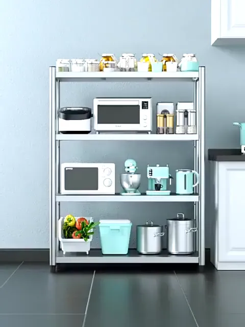 【SG Stock】IRO 3/4/5-Layer Steel Rack Storage Rack Kitchen Storage Rack ...