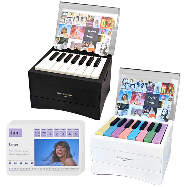 BT Piano Calendar 2025 15 Keys Piano Calendar Playable Mini Piano ...