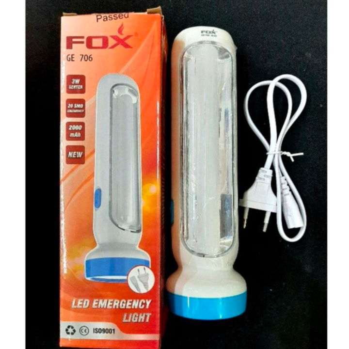 LAMPU SENTER CAS EMERGANCY FOX 706 3 WATT 20 LED SMD/SENTER MEJA ...